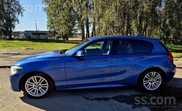 Blue BMW 116 2014 in Riga, with an engine capacity of 1.60 L and mileage of 220 thousand km for 8300 €, photo 4 on AUTOMOTO.COM.LV