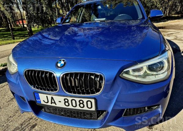 Синий БМВ 116 2014 в Рига, объемом двигателя 1.60 л и пробегом 221 тыс. км за 7800 €, фото 6 на AUTOMOTO.COM.LV