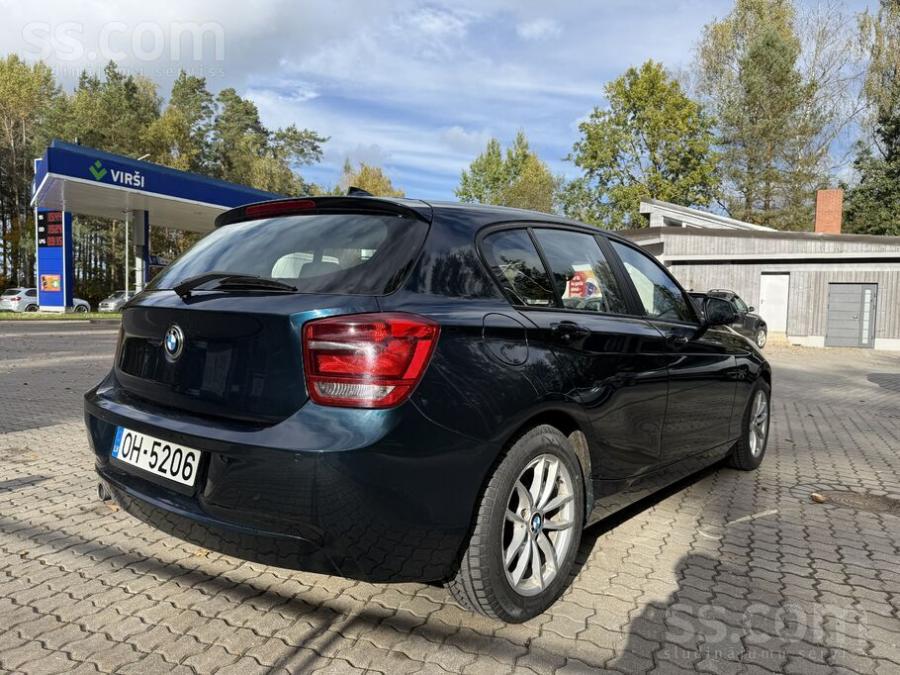 Blue BMW 116 2015 in Riga, with an engine capacity of 1.60 L and mileage of 259 thousand km for 5900 €, photo 7 on AUTOMOTO.COM.LV
