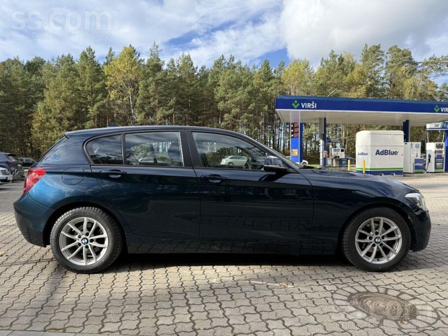 Blue BMW 116 2015 in Riga, with an engine capacity of 1.60 L and mileage of 259 thousand km for 5900 €, photo 8 on AUTOMOTO.COM.LV