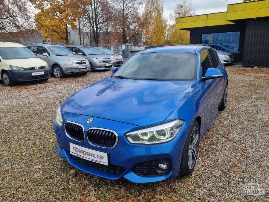 Blue BMW 116 2016 in Kaunas, with an engine capacity of 1.50 L and mileage of 206 thousand km for 9900 €, photo 4 on AUTOMOTO.COM.LV