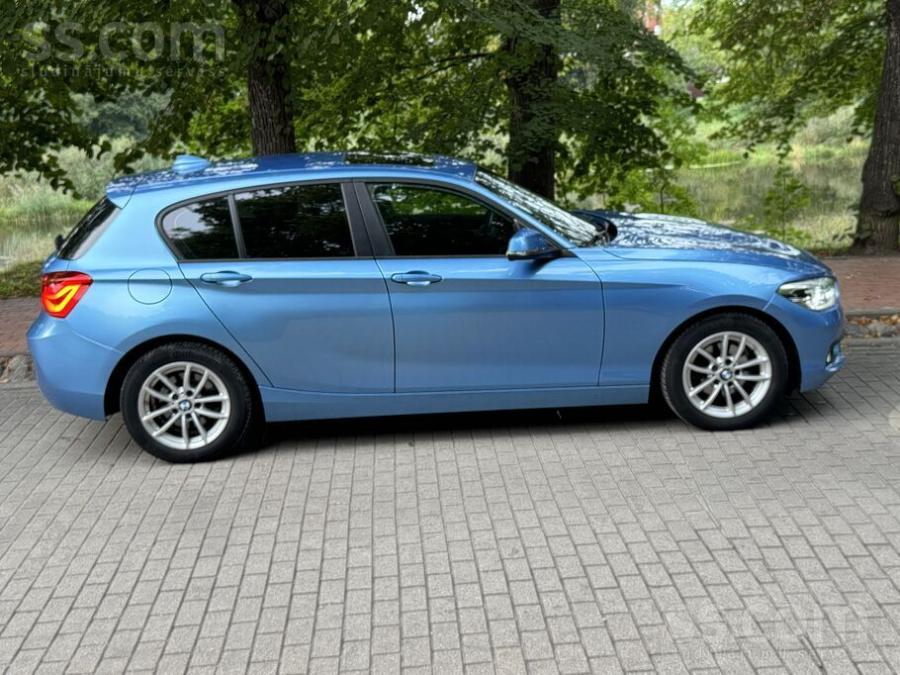 Blue BMW 116 2017 in Bauska, with an engine capacity of 1.50 L and mileage of 185 thousand km for 9950 €, photo 7 on AUTOMOTO.COM.LV