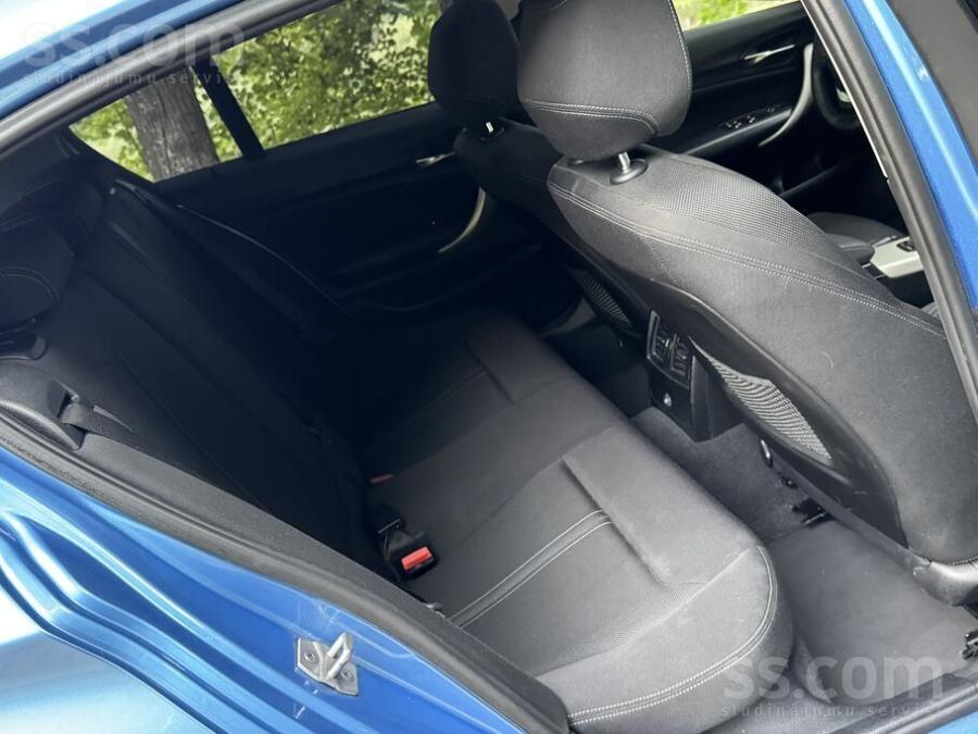 Blue BMW 116 2017 in Bauska, with an engine capacity of 1.50 L and mileage of 185 thousand km for 9950 €, photo 11 on AUTOMOTO.COM.LV