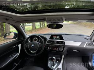 Blue BMW 116 2017 in Bauska, with an engine capacity of 1.50 L and mileage of 185 thousand km for 9950 €, photo 12 on AUTOMOTO.COM.LV