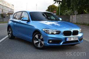 Blue BMW 116 2018 in Jelgava, with an engine capacity of 1.50 L and mileage of 0 thousand km for 8490 €, photo  on AUTOMOTO.COM.LV