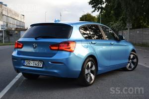 Blue BMW 116 2018 in Jelgava, with an engine capacity of 1.50 L and mileage of 0 thousand km for 8490 €, photo 4 on AUTOMOTO.COM.LV