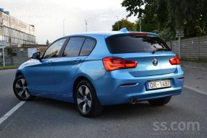 Blue BMW 116 2018 in Jelgava, with an engine capacity of 1.50 L and mileage of 0 thousand km for 8490 €, photo 5 on AUTOMOTO.COM.LV
