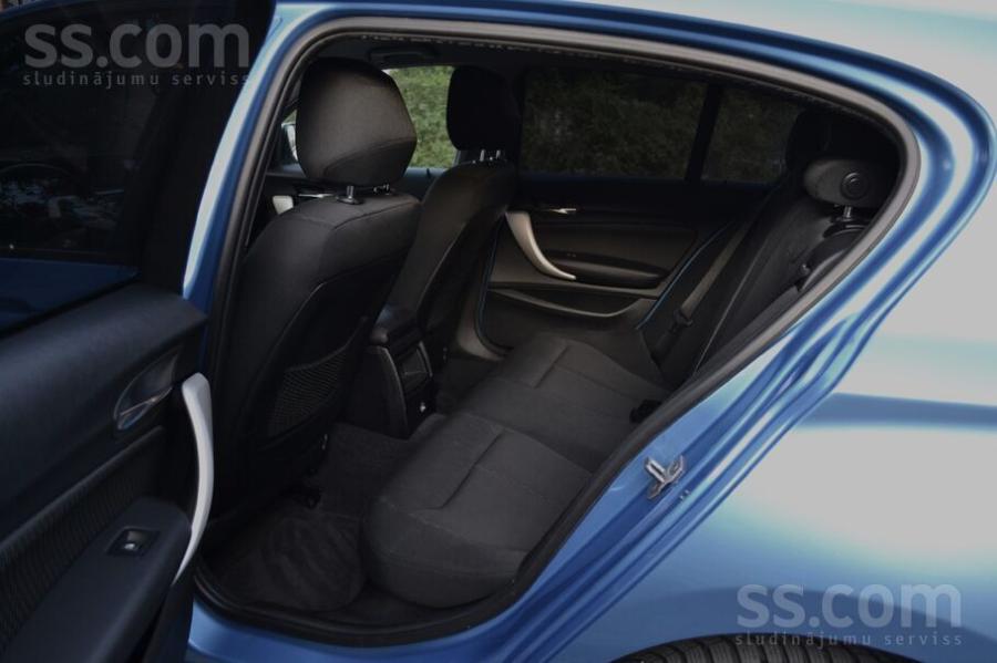 Blue BMW 116 2018 in Jelgava, with an engine capacity of 1.50 L and mileage of 0 thousand km for 8490 €, photo 14 on AUTOMOTO.COM.LV