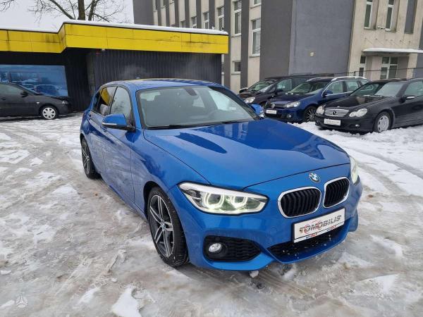 Blue BMW 116 2016 in Kaunas, with an engine capacity of 1.50 L and mileage of 206 thousand km for 9500 €, photo 1 on AUTOMOTO.COM.LV