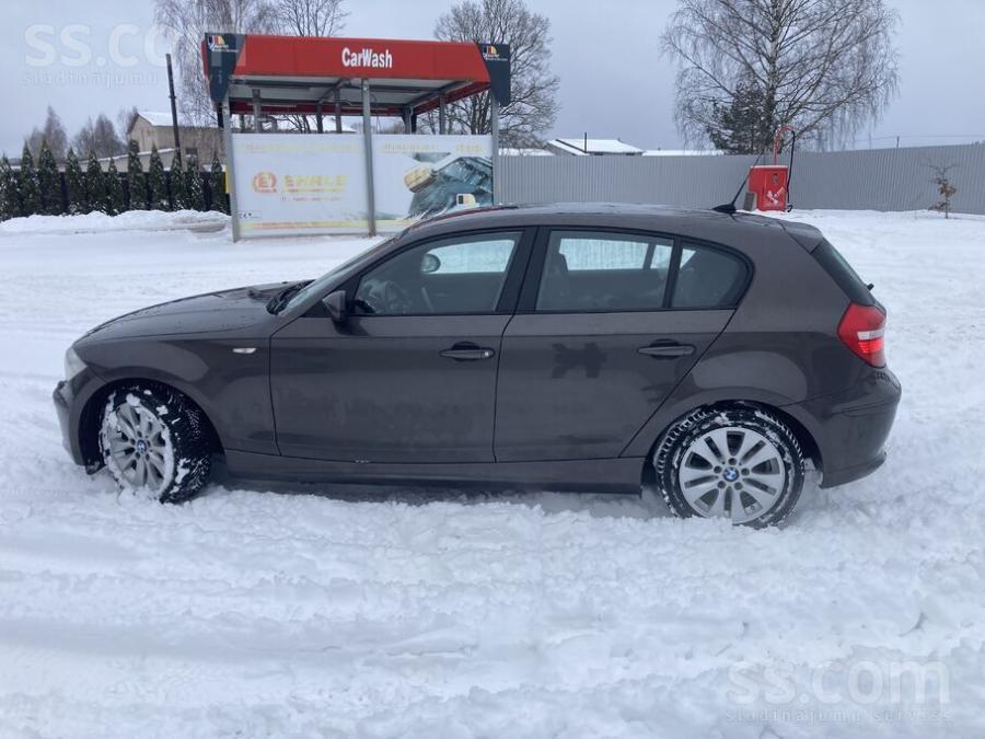 Brown BMW 116 2009 in Preili, with an engine capacity of 2.00 L and mileage of 172 thousand km for 5100 €, photo 4 on AUTOMOTO.COM.LV