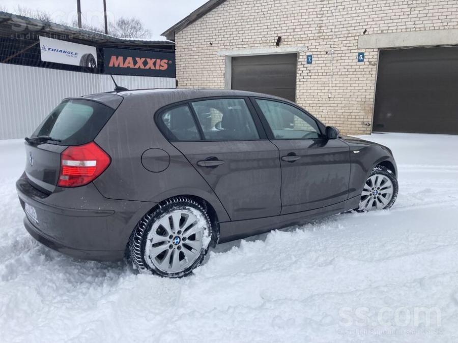 Brown BMW 116 2009 in Preili, with an engine capacity of 2.00 L and mileage of 172 thousand km for 5100 €, photo 5 on AUTOMOTO.COM.LV