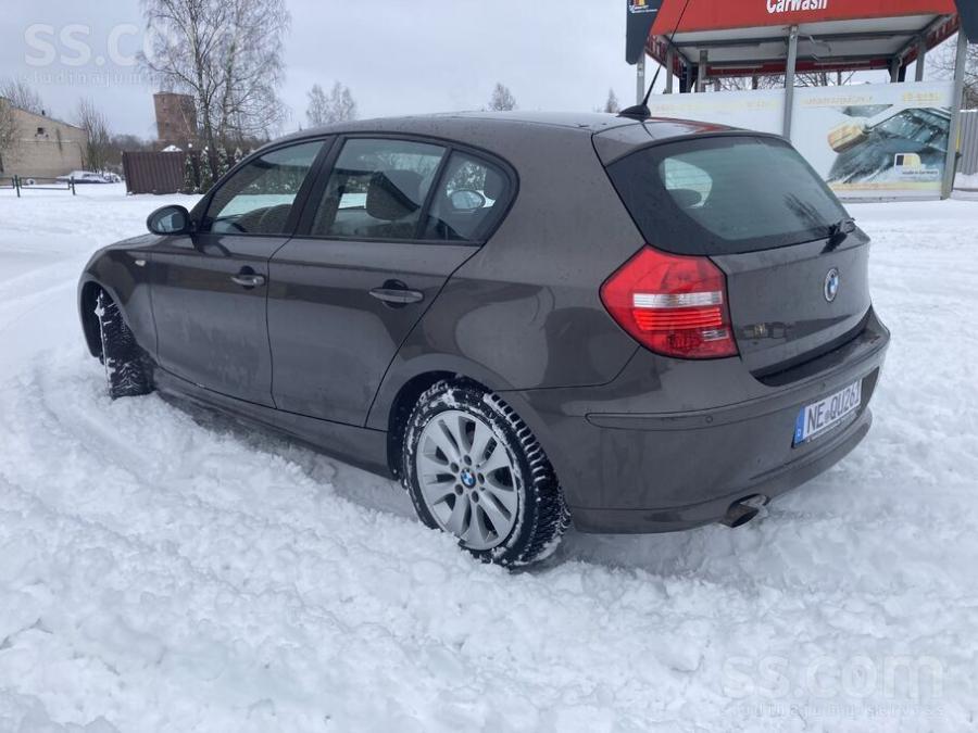 Brown BMW 116 2009 in Preili, with an engine capacity of 2.00 L and mileage of 172 thousand km for 5100 €, photo 6 on AUTOMOTO.COM.LV