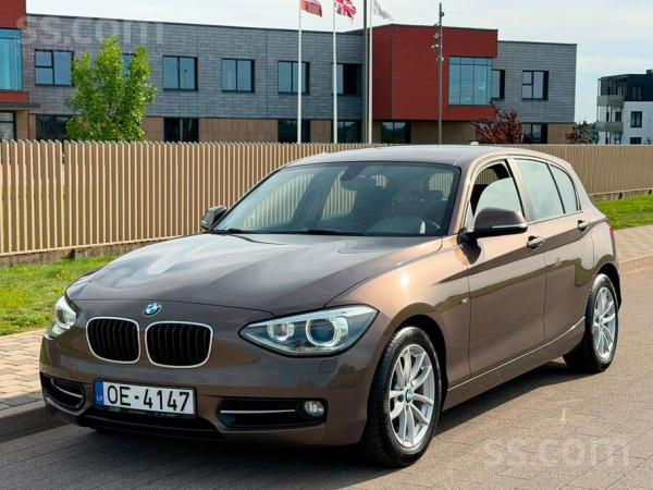 Brown BMW 116 2012 in Riga, with an engine capacity of 1.60 L and mileage of 0 thousand km for 4950 €, photo 2 on AUTOMOTO.COM.LV