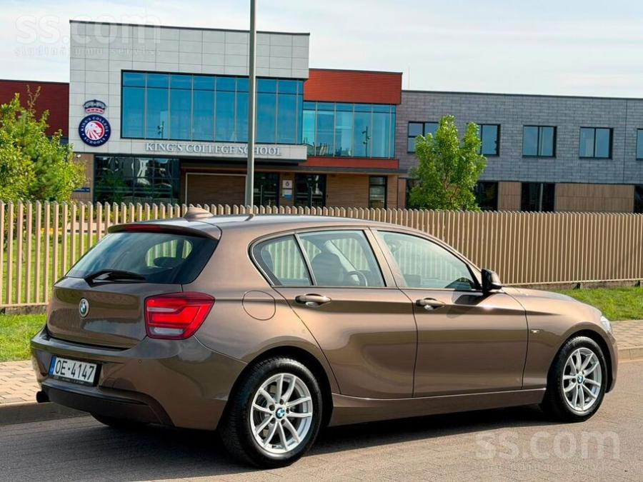 Brown BMW 116 2012 in Riga, with an engine capacity of 1.60 L and mileage of 0 thousand km for 4950 €, photo 4 on AUTOMOTO.COM.LV