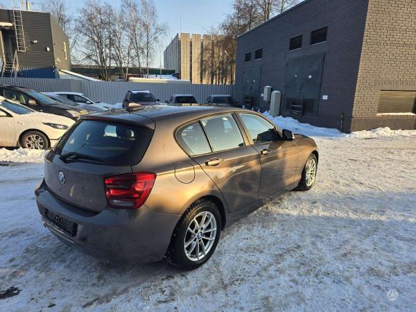Brown BMW 116 2014 in Kaunas, with an engine capacity of 1.60 L and mileage of 190 thousand km for 5750 €, photo 5 on AUTOMOTO.COM.LV