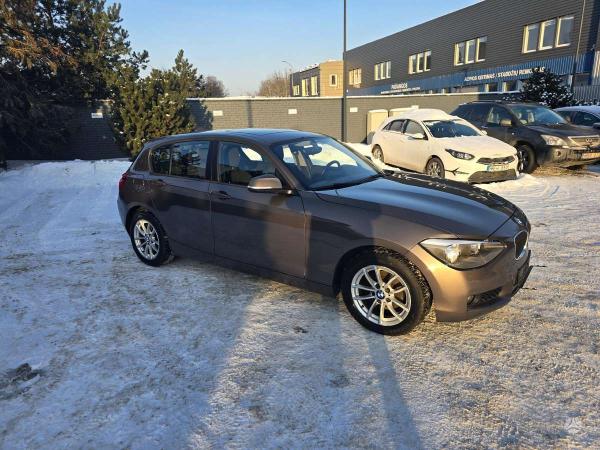 Brown BMW 116 2014 in Kaunas, with an engine capacity of 1.60 L and mileage of 190 thousand km for 5750 €, photo 9 on AUTOMOTO.COM.LV