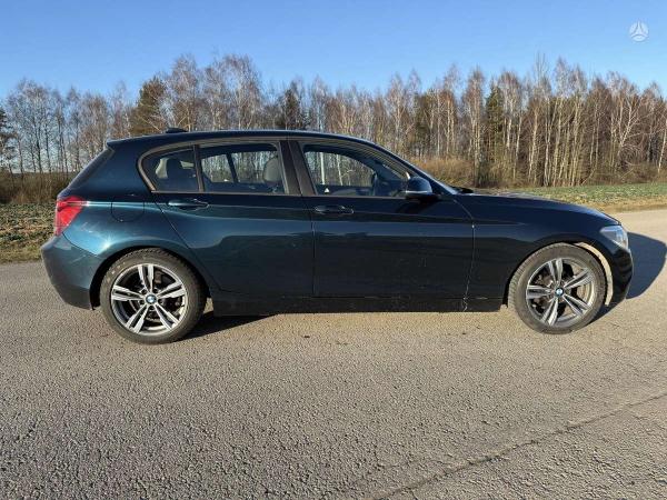 Green BMW 116 2013 in Panevezys, with an engine capacity of 1.60 L and mileage of 229 thousand km for 5700 €, photo 6 on AUTOMOTO.COM.LV