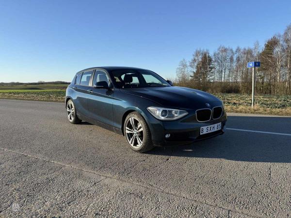 Green BMW 116 2013 in Panevezys, with an engine capacity of 1.60 L and mileage of 229 thousand km for 5700 €, photo 7 on AUTOMOTO.COM.LV
