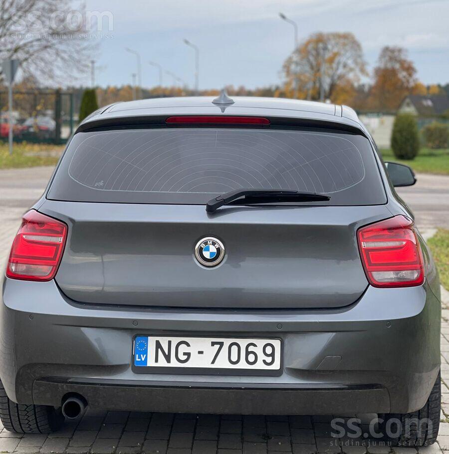 Grey BMW 116 2013 in Riga, with an engine capacity of 1.60 L and mileage of 225 thousand km for 4990 €, photo 5 on AUTOMOTO.COM.LV