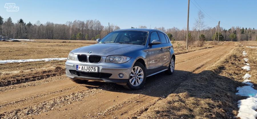 Grey BMW 116 2004 in Utena, with an engine capacity of 1.60 L and mileage of 197 thousand km for 2600 €, photo 1 on AUTOMOTO.COM.LV