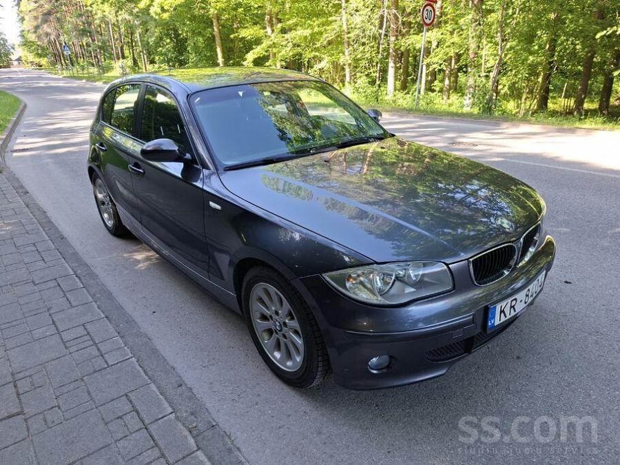Pelēks BMW 116 2004 Dobele, ar dzinēja tilpumu 1.60 L un nobraukumu 212 tūkst. km par 1750 €, foto 1 vietnē AUTOMOTO.COM.LV