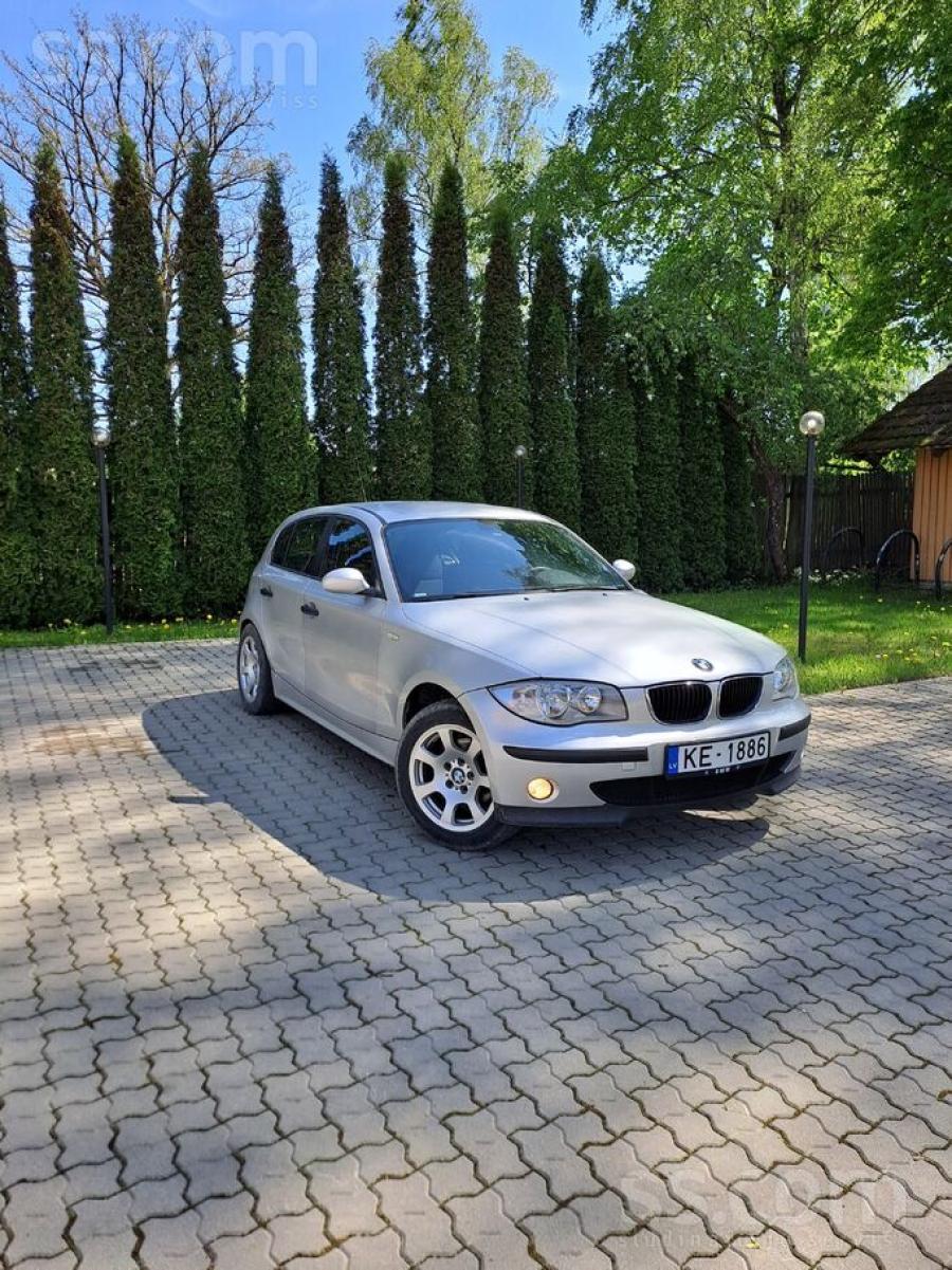 Grey BMW 116 2005 in Ogre, with an engine capacity of 1.60 L and mileage of 156 thousand km for 1850 €, photo 1 on AUTOMOTO.COM.LV