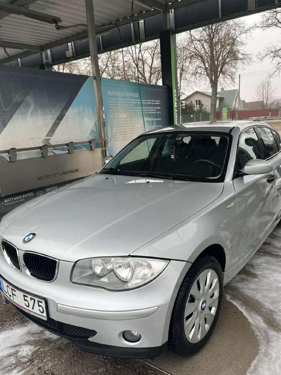 Pelēks BMW 116 2005 Jonava, ar dzinēja tilpumu 1.60 L un nobraukumu 278 tūkst. km par 1800 €, foto 1 vietnē AUTOMOTO.COM.LV