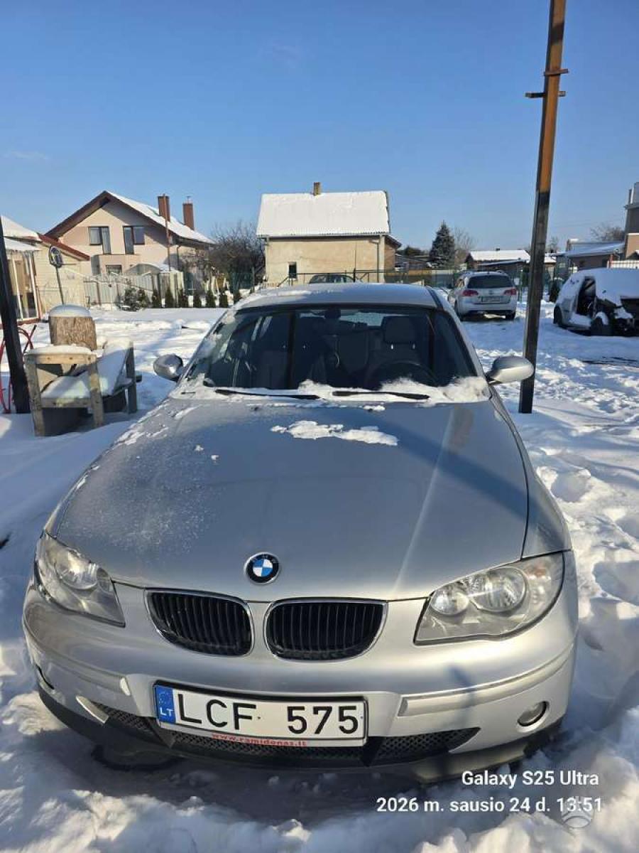 Pelēks BMW 116 2005 Jonava, ar dzinēja tilpumu 1.60 L un nobraukumu 278 tūkst. km par 1800 €, foto 6 vietnē AUTOMOTO.COM.LV