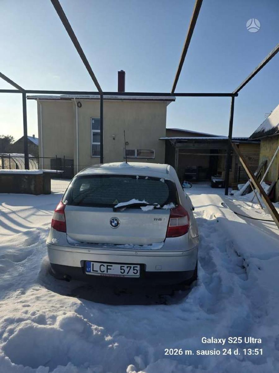 Pelēks BMW 116 2005 Jonava, ar dzinēja tilpumu 1.60 L un nobraukumu 278 tūkst. km par 1800 €, foto 8 vietnē AUTOMOTO.COM.LV