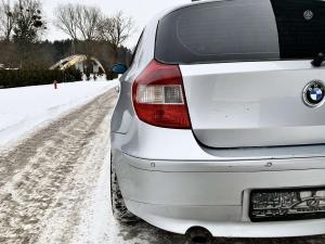 Grey BMW 116 2005 in Kaunas, with an engine capacity of 1.60 L and mileage of 321 thousand km for 1700 €, photo 10 on AUTOMOTO.COM.LV