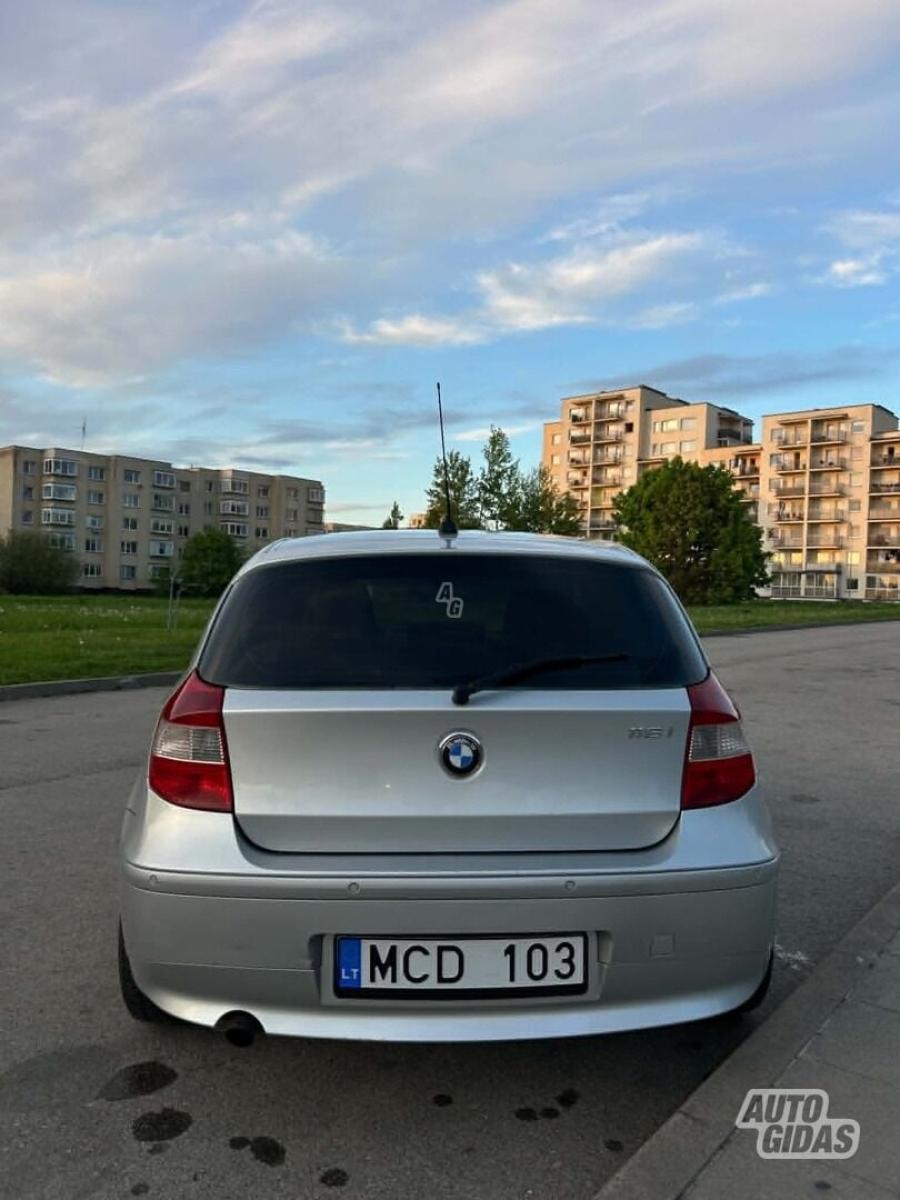 Grey BMW 116 2005 in Vilnius, with an engine capacity of 1.60 L and mileage of 256 thousand km for 2850 €, photo 5 on AUTOMOTO.COM.LV