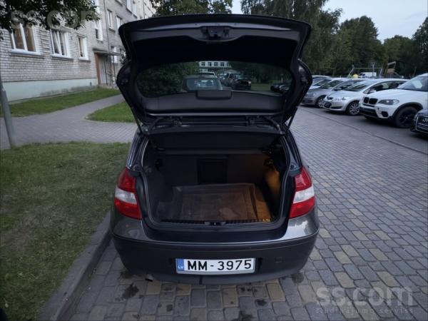 Pelēks BMW 116 2005 Ventspils, ar dzinēja tilpumu 1.60 L un nobraukumu 241 tūkst. km par 2590 €, foto 8 vietnē AUTOMOTO.COM.LV