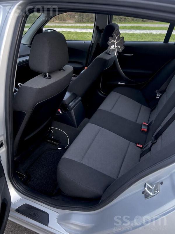 Grey BMW 116 2005 in Riga, with an engine capacity of 1.60 L and mileage of 210 thousand km for 2900 €, photo 9 on AUTOMOTO.COM.LV