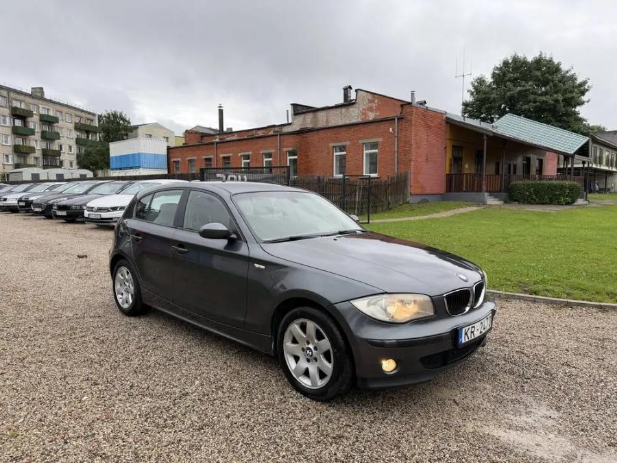 Pelēks BMW 116 2006 Ventspils, ar dzinēja tilpumu 1.60 L un nobraukumu 194 tūkst. km par 2490 €, foto 4 vietnē AUTOMOTO.COM.LV