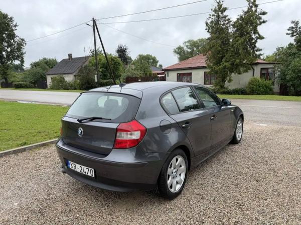 Grey BMW 116 2006 in Ventspils, with an engine capacity of 1.60 L and mileage of 194 thousand km for 2490 €, photo 8 on AUTOMOTO.COM.LV