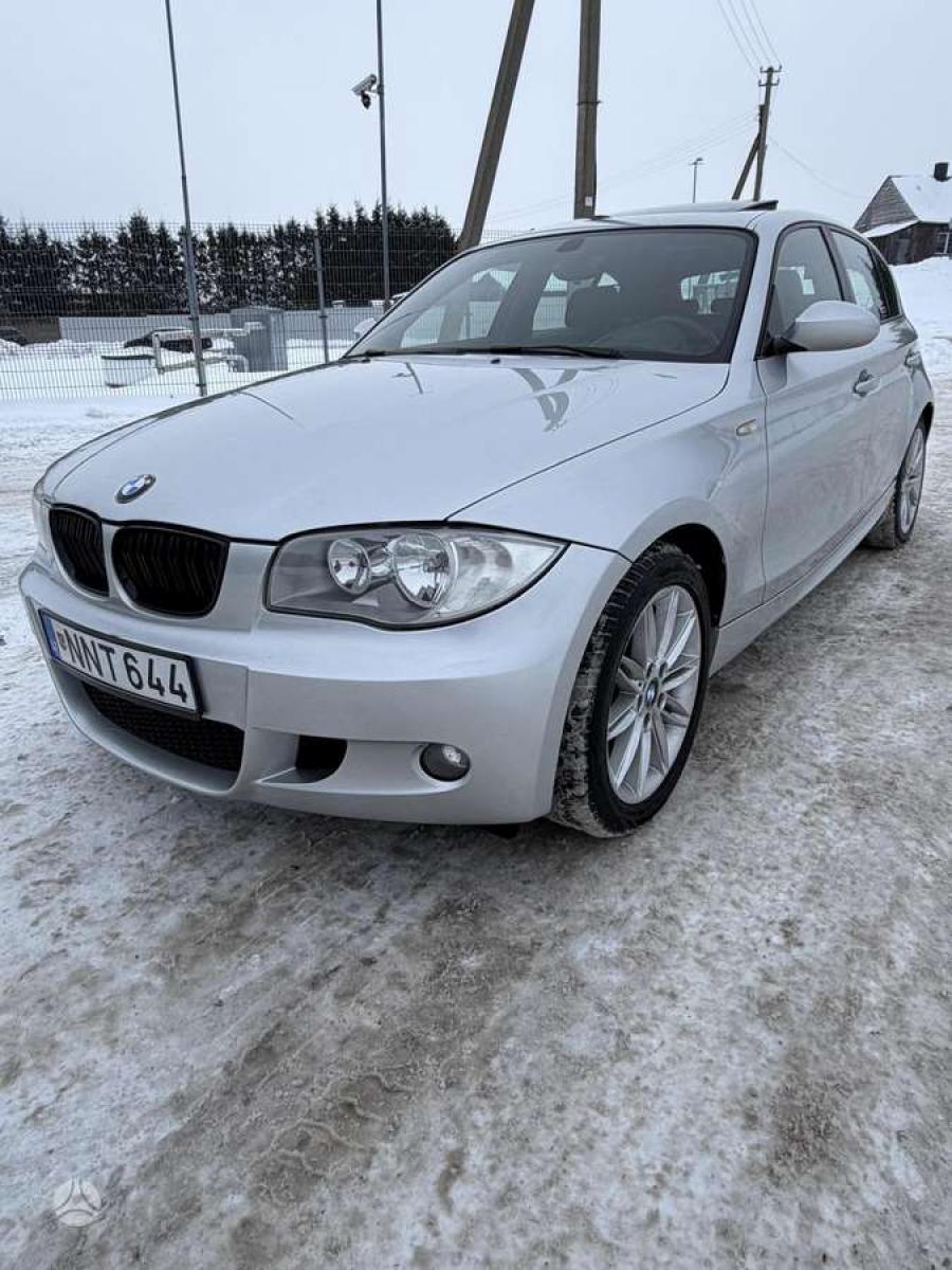 Grey BMW 116 2007 in Kaunas, with an engine capacity of 1.60 L and mileage of 210 thousand km for 2100 €, photo 8 on AUTOMOTO.COM.LV