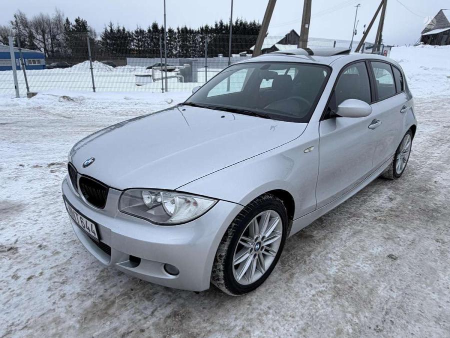 Grey BMW 116 2007 in Kaunas, with an engine capacity of 1.60 L and mileage of 210 thousand km for 2100 €, photo 12 on AUTOMOTO.COM.LV