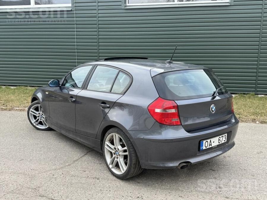 Grey BMW 116 2007 in Riga, with an engine capacity of 1.60 L and mileage of 0 thousand km for 3350 €, photo 3 on AUTOMOTO.COM.LV