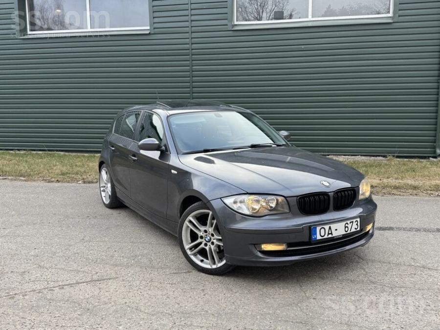 Grey BMW 116 2007 in Riga, with an engine capacity of 1.60 L and mileage of 0 thousand km for 3350 €, photo 6 on AUTOMOTO.COM.LV