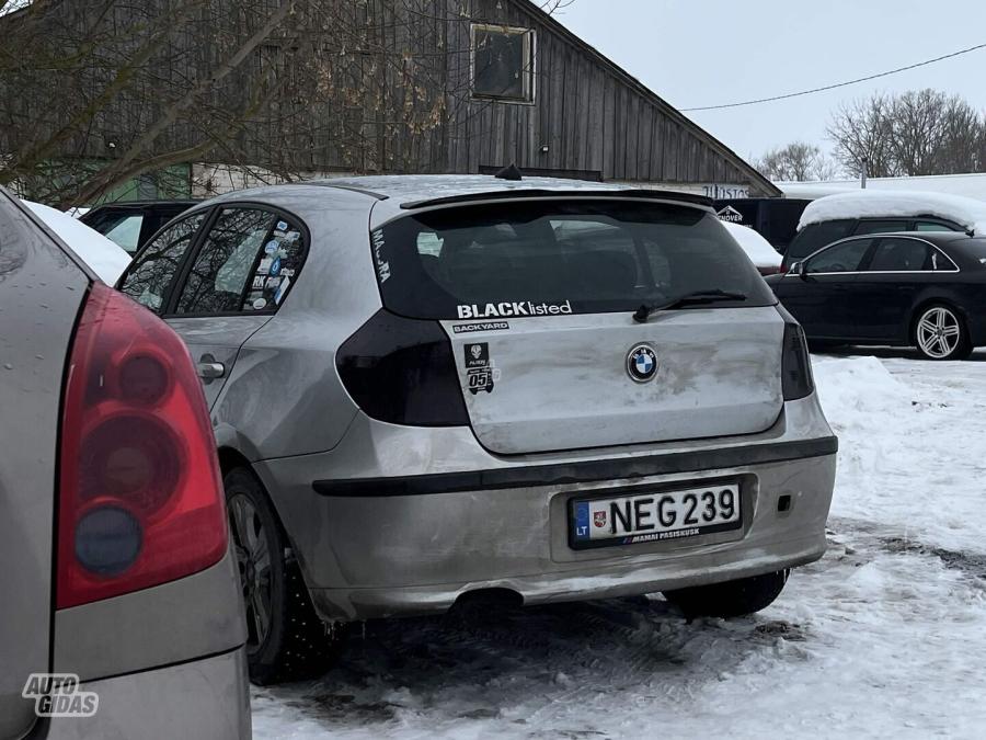 Pelēks BMW 116 2008 Panevēža, ar dzinēja tilpumu 1.60 L un nobraukumu 250 tūkst. km par 1300 €, foto 18 vietnē AUTOMOTO.COM.LV
