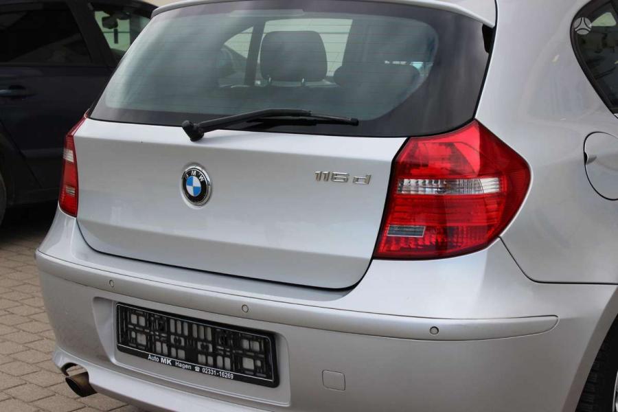 Pelēks BMW 116 2009 Kretinga, ar dzinēja tilpumu 2.00 L un nobraukumu 222 tūkst. km par 3399 €, foto 7 vietnē AUTOMOTO.COM.LV