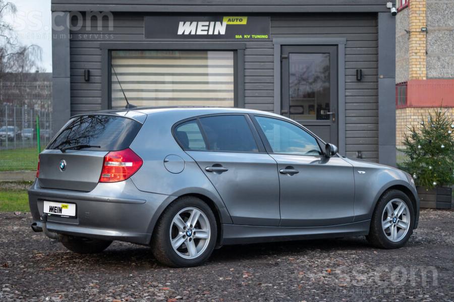 Grey BMW 116 2009 in Liepaja, with an engine capacity of 2.00 L and mileage of 290 thousand km for 3500 €, photo 4 on AUTOMOTO.COM.LV