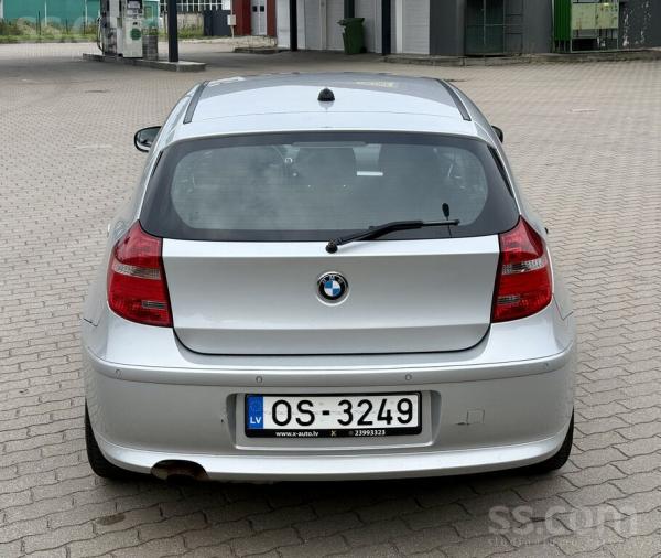 Grey BMW 116 2009 in Riga, with an engine capacity of 2.00 L and mileage of 139 thousand km for 2990 €, photo 7 on AUTOMOTO.COM.LV