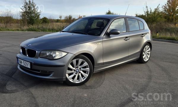 Grey BMW 116 2009 in Dobele, with an engine capacity of 1.60 L and mileage of 211 thousand km for 1900 €, photo 3 on AUTOMOTO.COM.LV