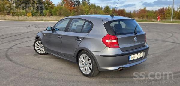 Grey BMW 116 2009 in Dobele, with an engine capacity of 1.60 L and mileage of 211 thousand km for 1900 €, photo 5 on AUTOMOTO.COM.LV