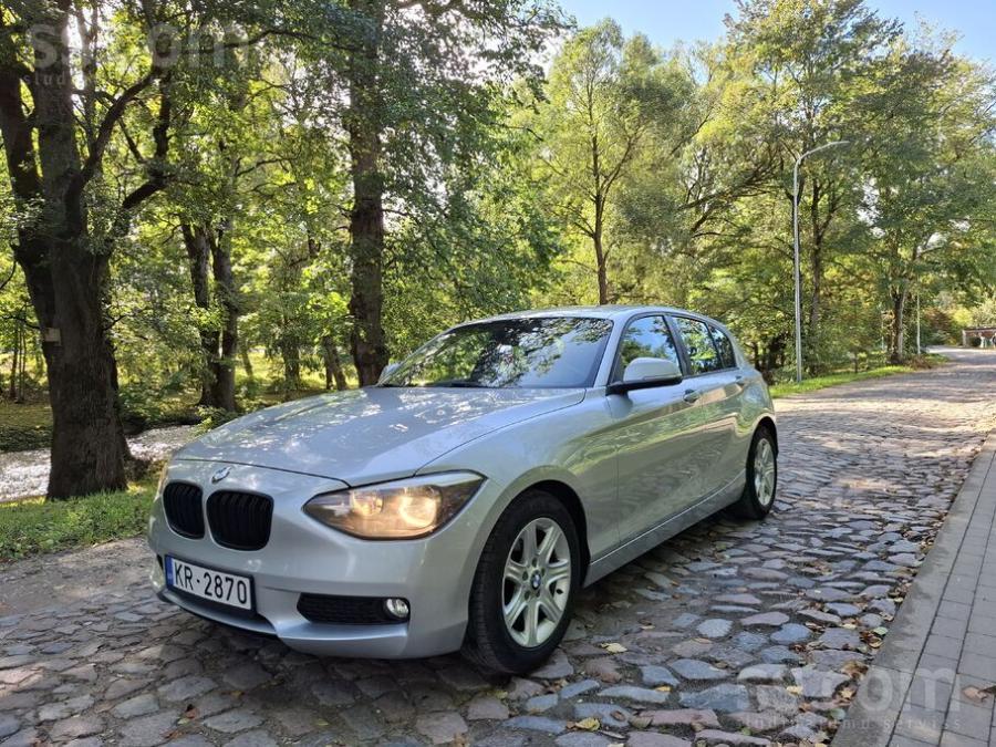 Grey BMW 116 2011 in Saldus, with an engine capacity of 1.60 L and mileage of 170 thousand km for 5499 €, photo 1 on AUTOMOTO.COM.LV