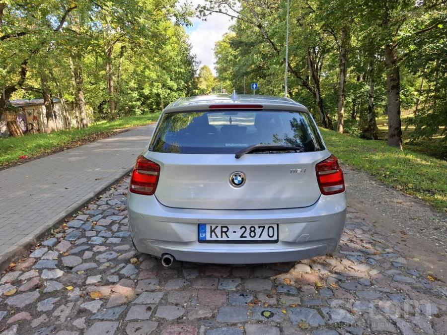 Grey BMW 116 2011 in Saldus, with an engine capacity of 1.60 L and mileage of 170 thousand km for 5499 €, photo 5 on AUTOMOTO.COM.LV