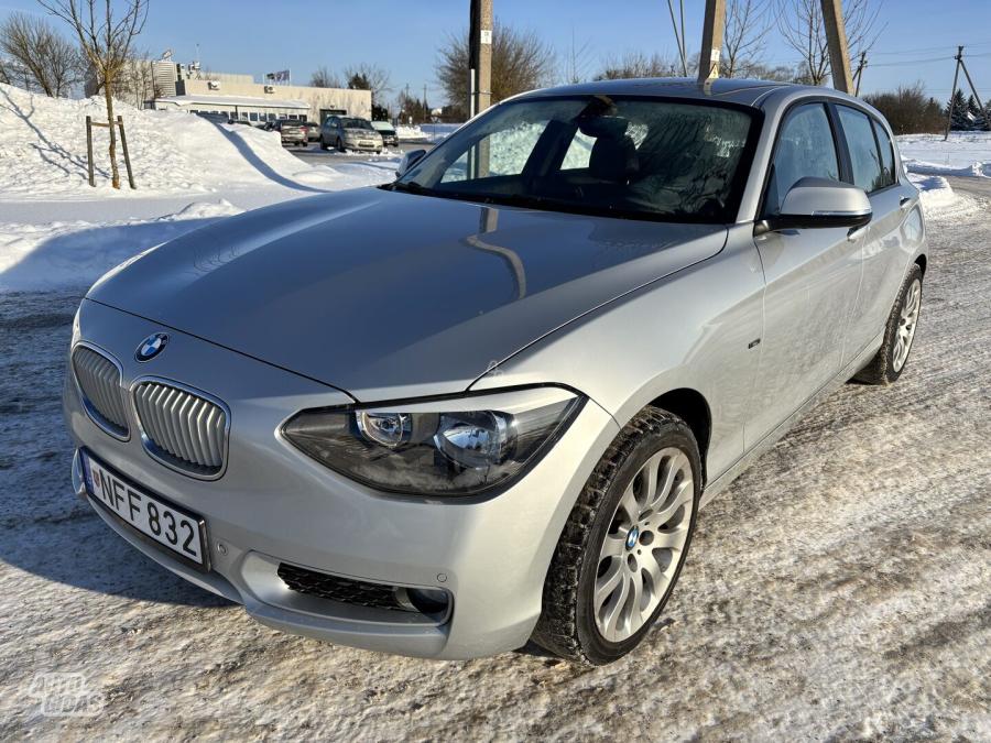 Grey BMW 116 2012 in Elektrenai, with an engine capacity of 2.00 L and mileage of 333 thousand km for 4900 €, photo 1 on AUTOMOTO.COM.LV