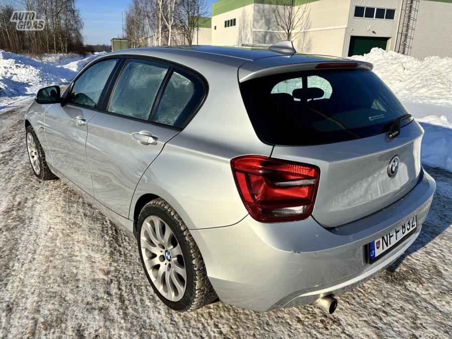 Grey BMW 116 2012 in Elektrenai, with an engine capacity of 2.00 L and mileage of 333 thousand km for 4900 €, photo 6 on AUTOMOTO.COM.LV