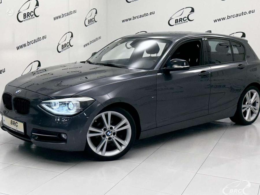 Grey BMW 116 2012 in Vilnius, with an engine capacity of 1.60 L and mileage of 285 thousand km for 5700 €, photo 1 on AUTOMOTO.COM.LV